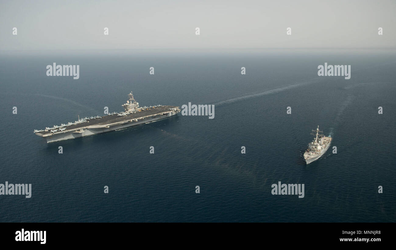 ARABIAN GULF (March 15, 2018) The aircraft carrier USS Theodore ...