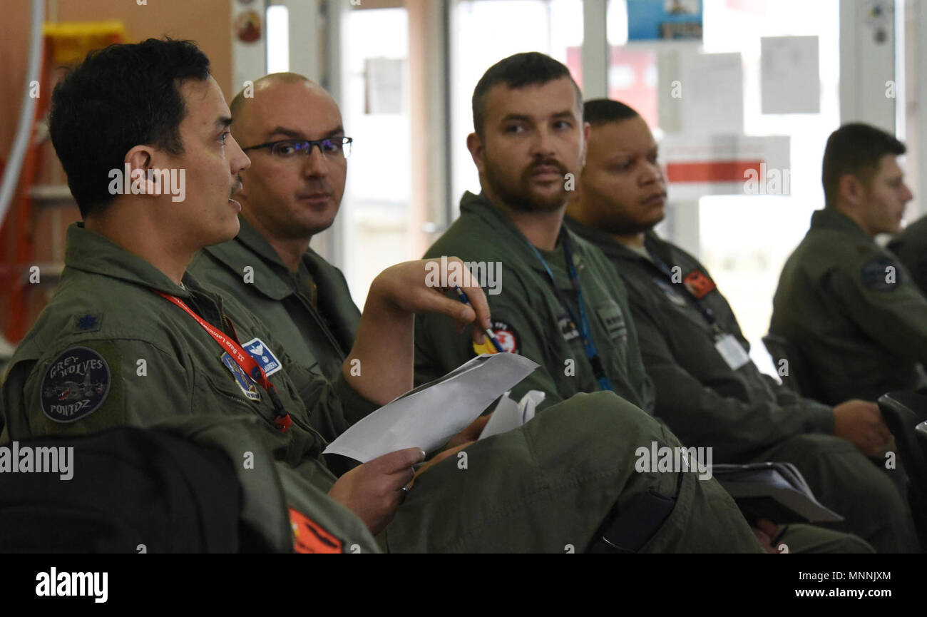 U.S. Air Force Lt. Col. Peter LaBarbera (left), Assistant Director of ...