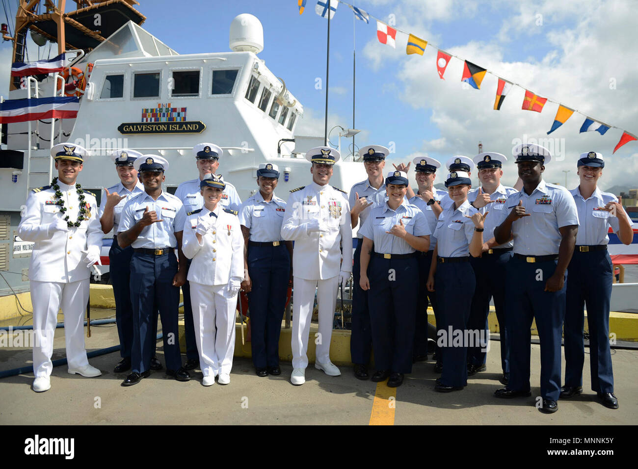 Capt. Michael Long, commanding officer, Coast Guard Sector Honolulu ...