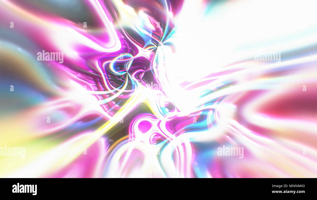 Abstract glow energy background with visual illusion and wave effects, 3d render computer ...