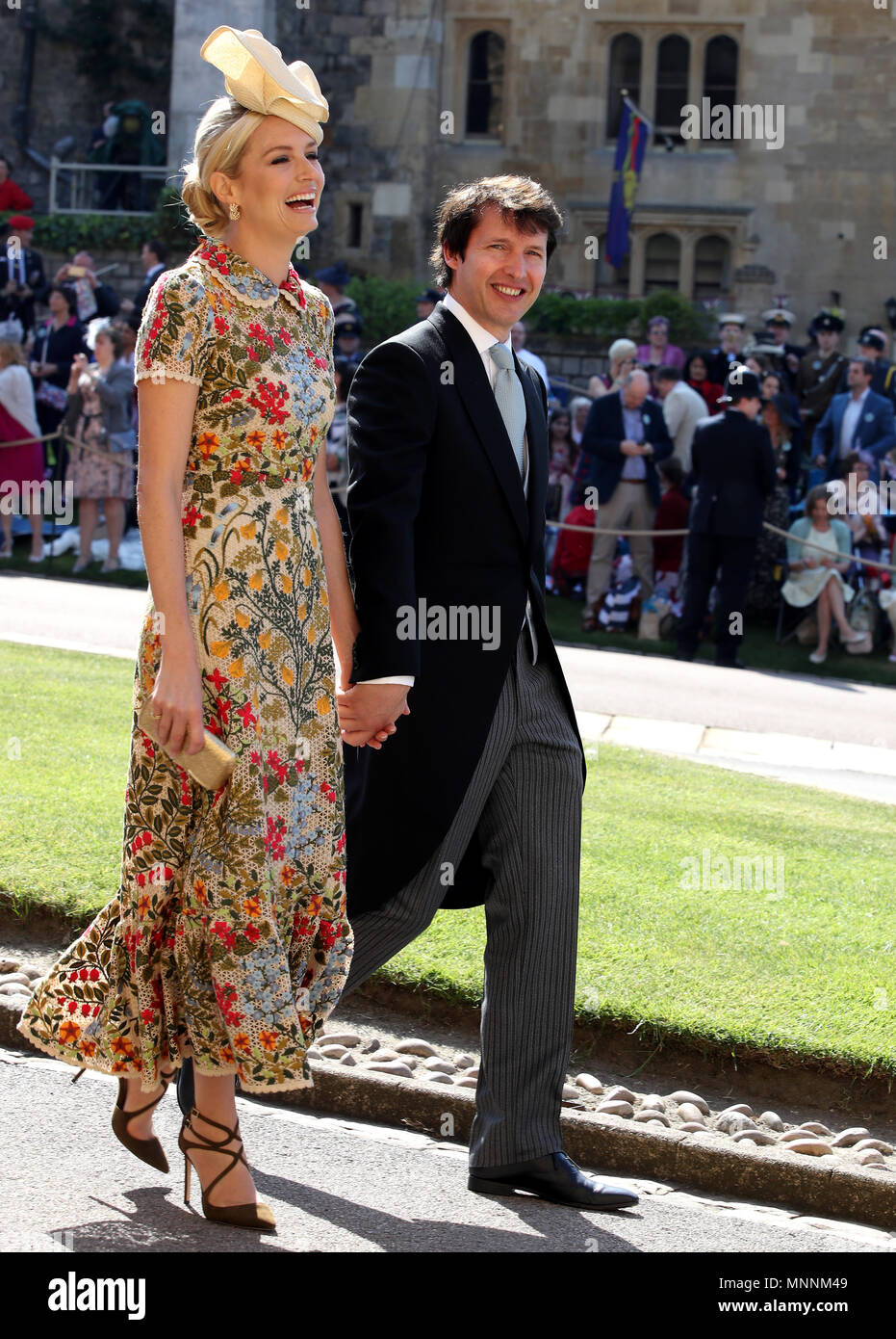 James Blunt And Sofia Wellesley Arrive At St George S Chapel At Windsor