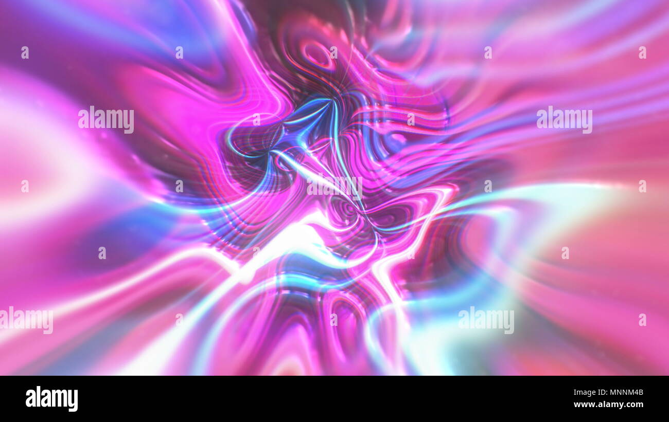 Abstract glow energy background with visual illusion and wave effects, 3d render computer ...