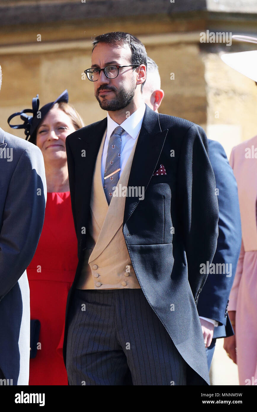 Miguel Head, Prince William's private secretary, arrives at Windsor ...