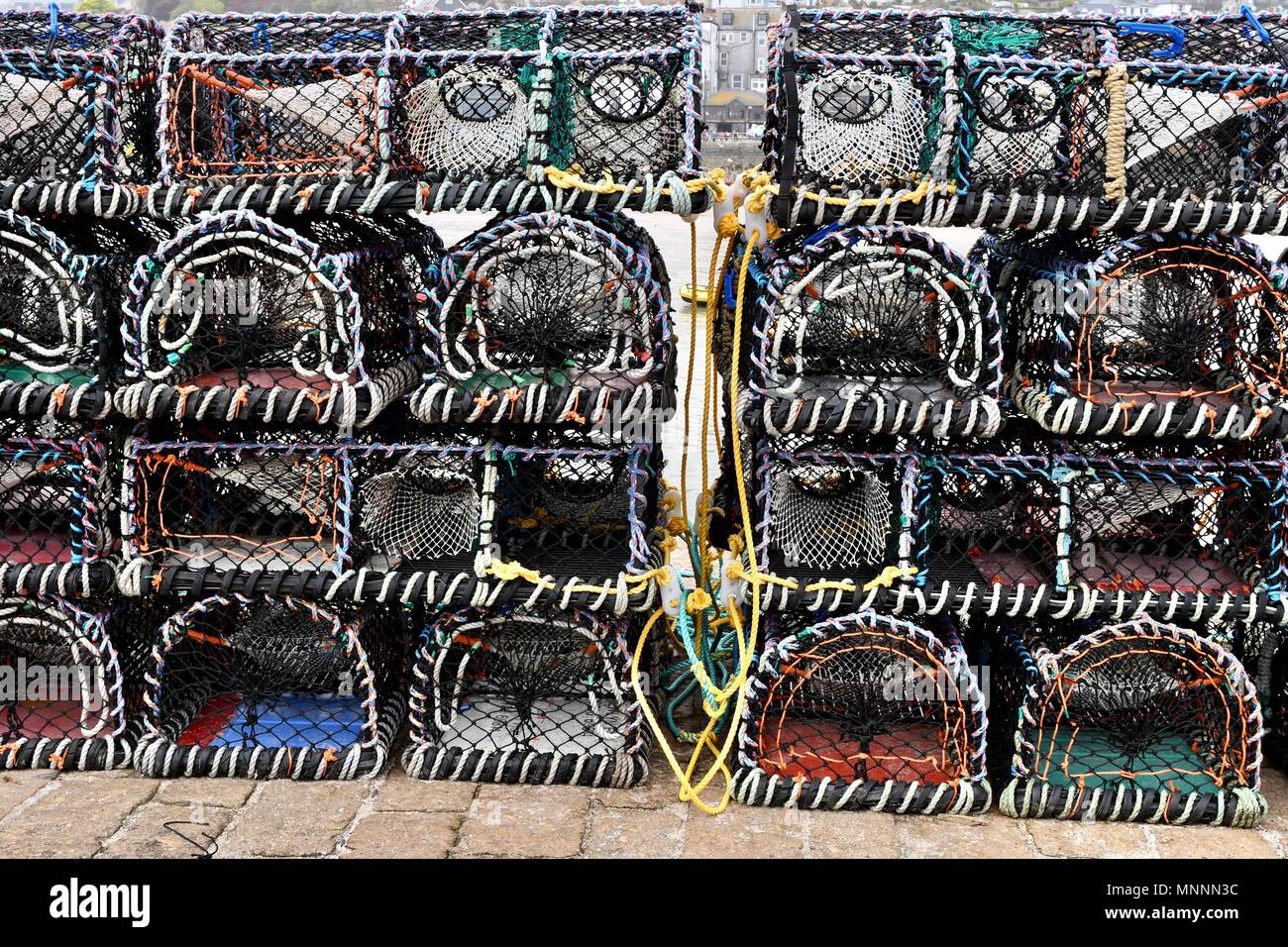 Lobster cage cages hi-res stock photography and images - Alamy