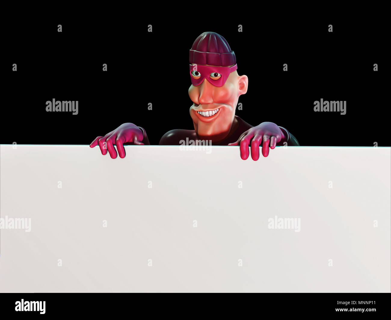 Burglar character hi-res stock photography and images - Alamy