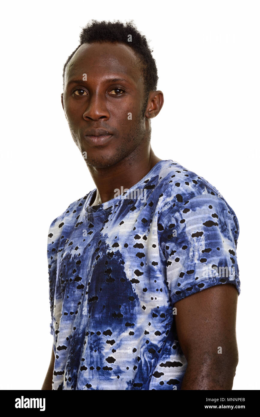Young black African man Stock Photo - Alamy