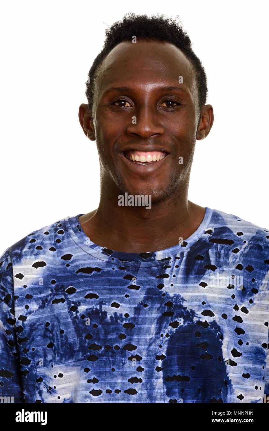 Smiling young adult african man hi-res stock photography and images - Alamy