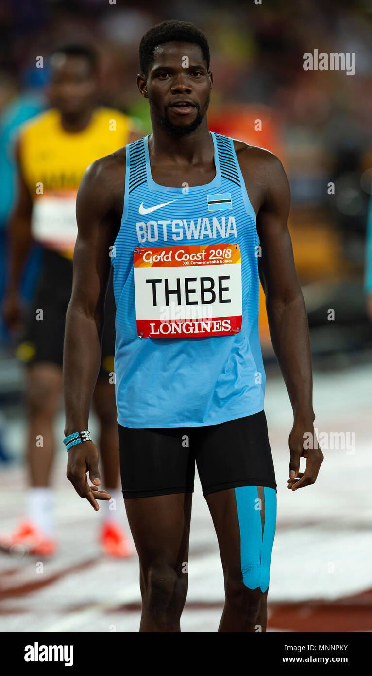 Men's 400m Final-Commonwealth Games 2018 Stock Photo - Alamy