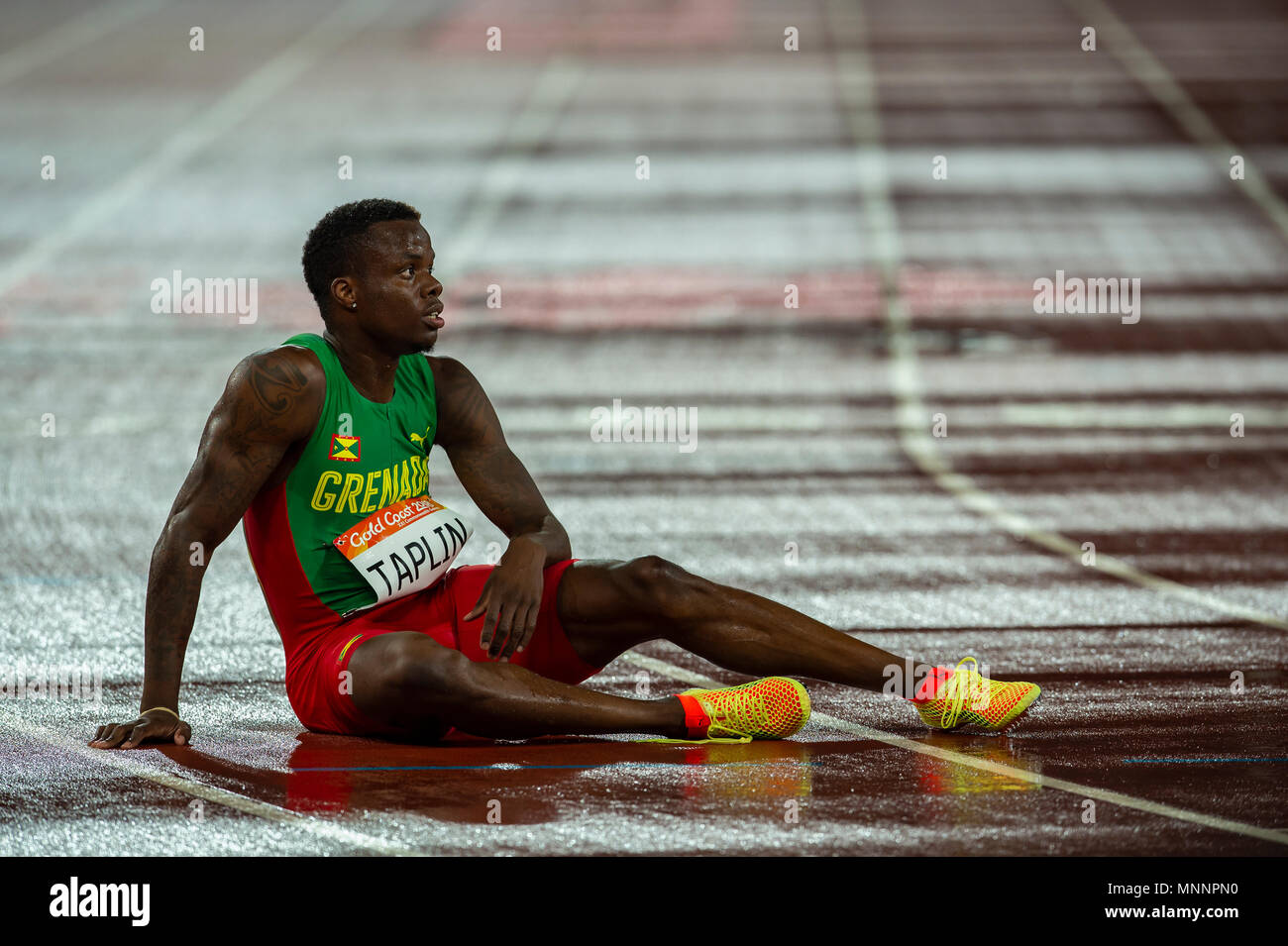 Men's 400m Final-Commonwealth Games 2018 Stock Photo - Alamy