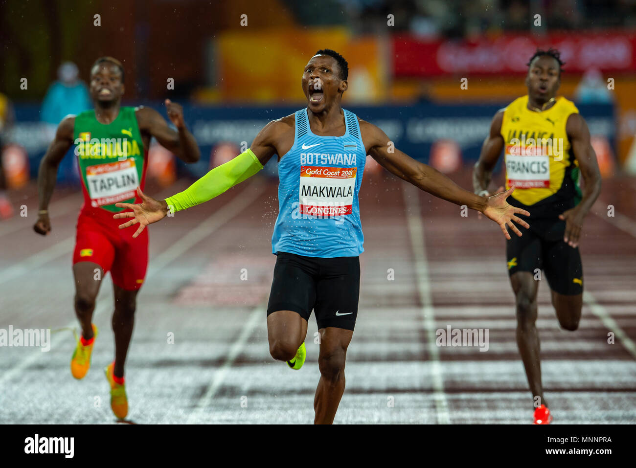 Men's 400m Final-Commonwealth Games 2018 Stock Photo - Alamy
