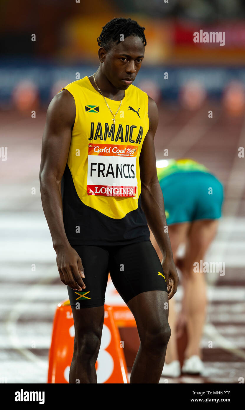 Men's 400m Final-Commonwealth Games 2018 Stock Photo - Alamy