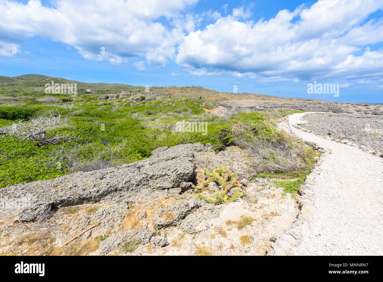 Shete Boka National park - Amazing landscape scenery around the small ...