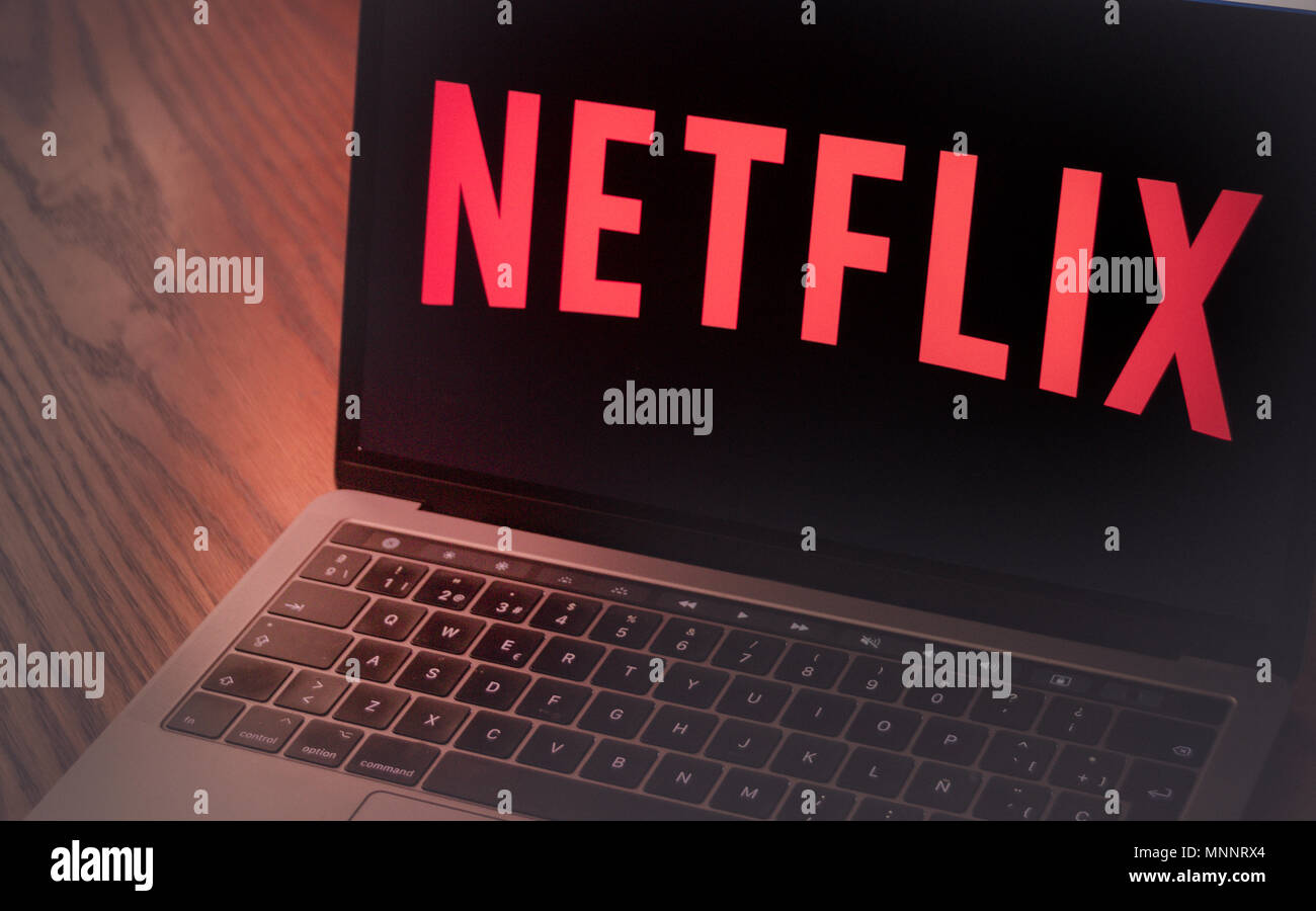 Dallas, Texas/ United States - 05/10/2018: (Photograph of Netflix logo ...