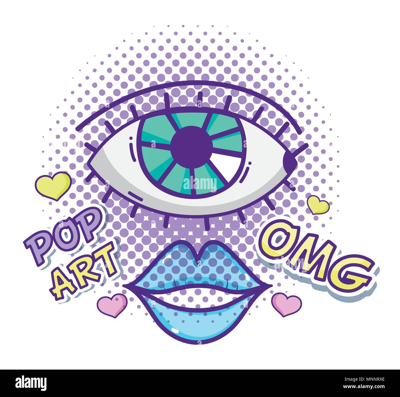 Pop art cartoons Stock Vector Image & Art - Alamy