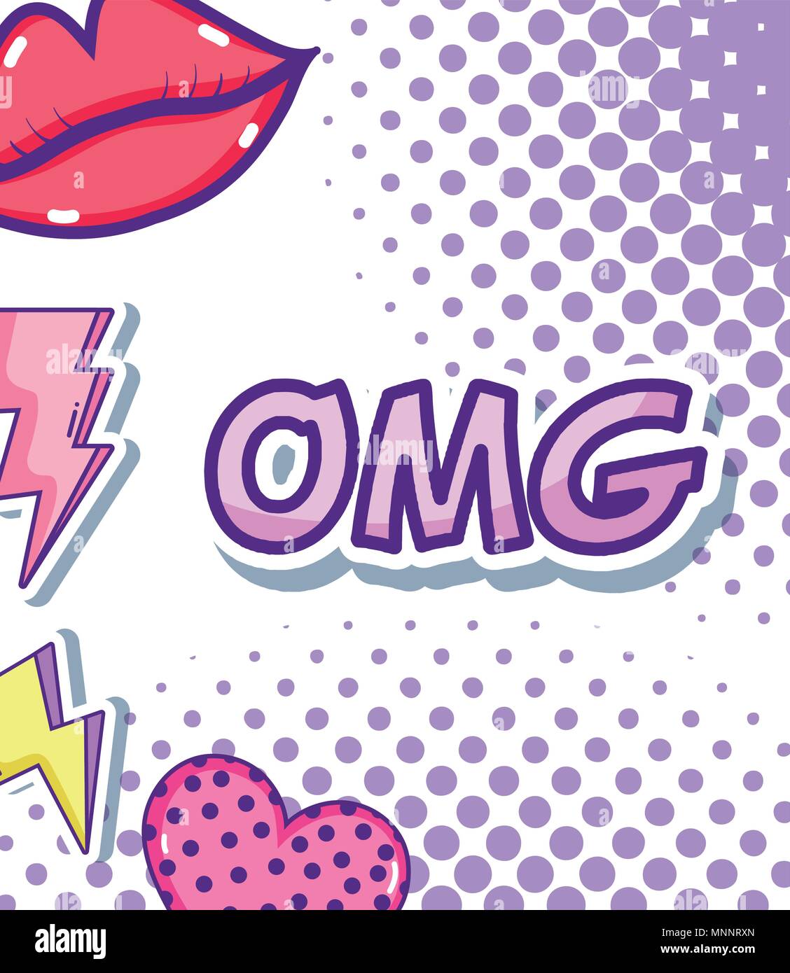 Pop art cartoons Stock Vector Image & Art - Alamy