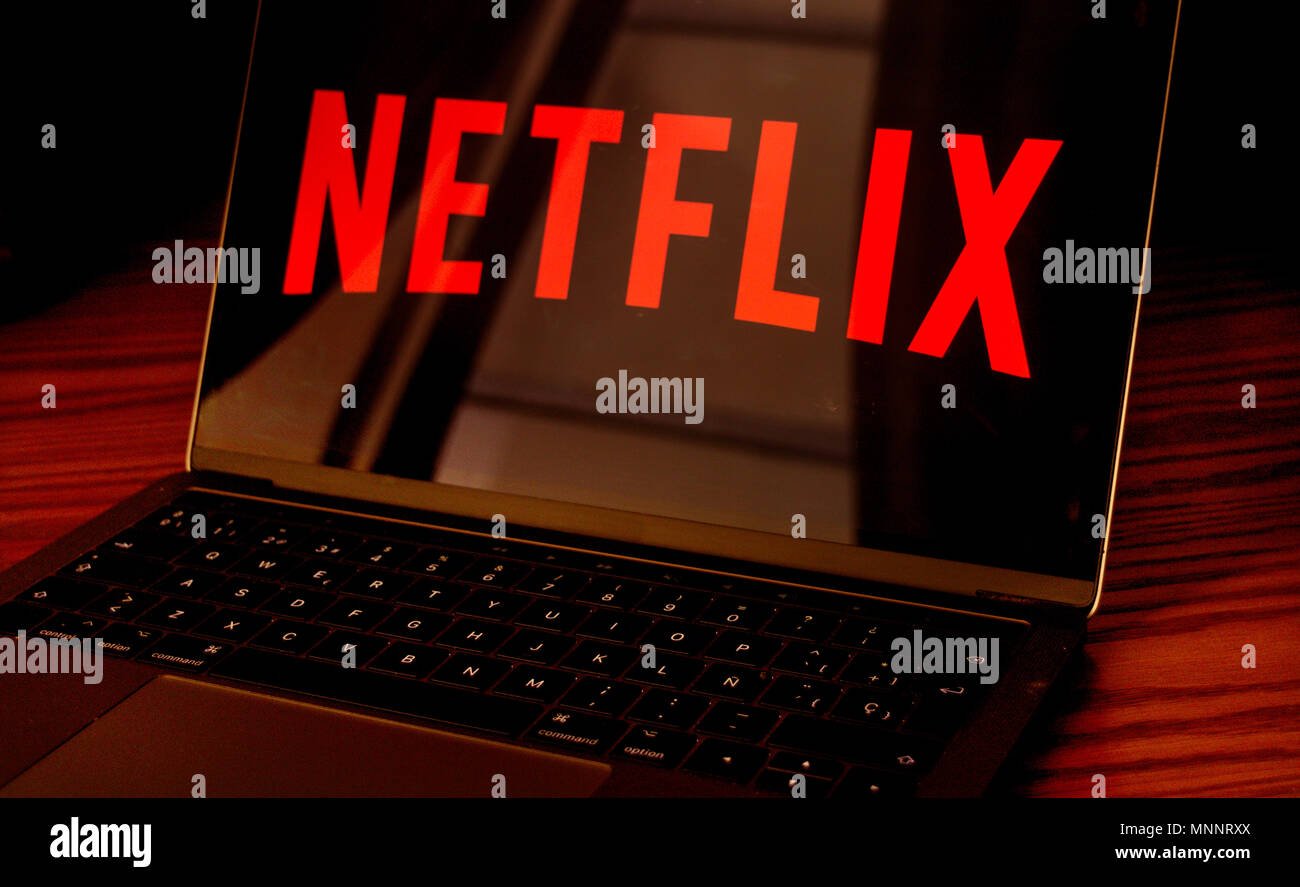 Dallas, Texas/ United States - 05/10/2018: (Photograph of Netflix logo ...