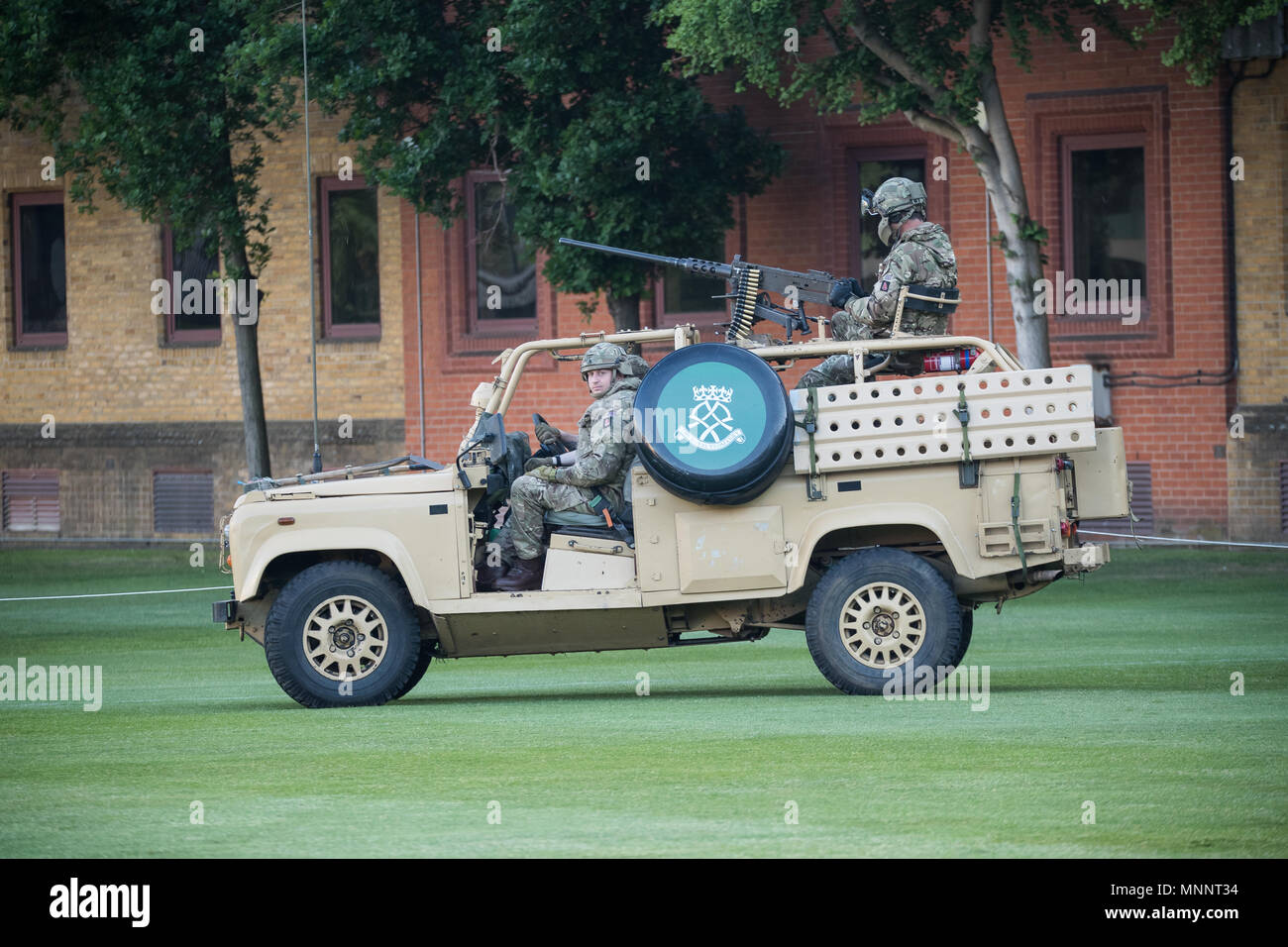 Reserve Forces putting on a public display with a Land Rover WMIK in ...