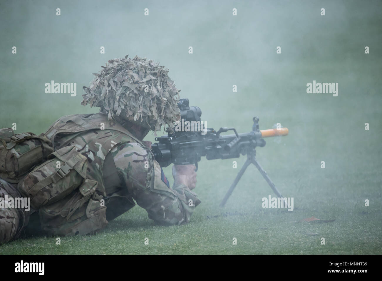 Reserve Forces putting on a public display in the City of london Stock ...