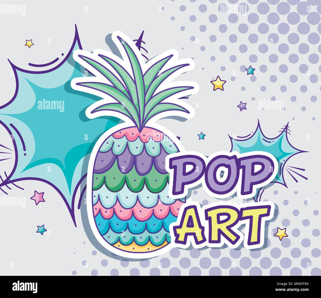 Pop art funny cartoons Stock Vector Image & Art - Alamy