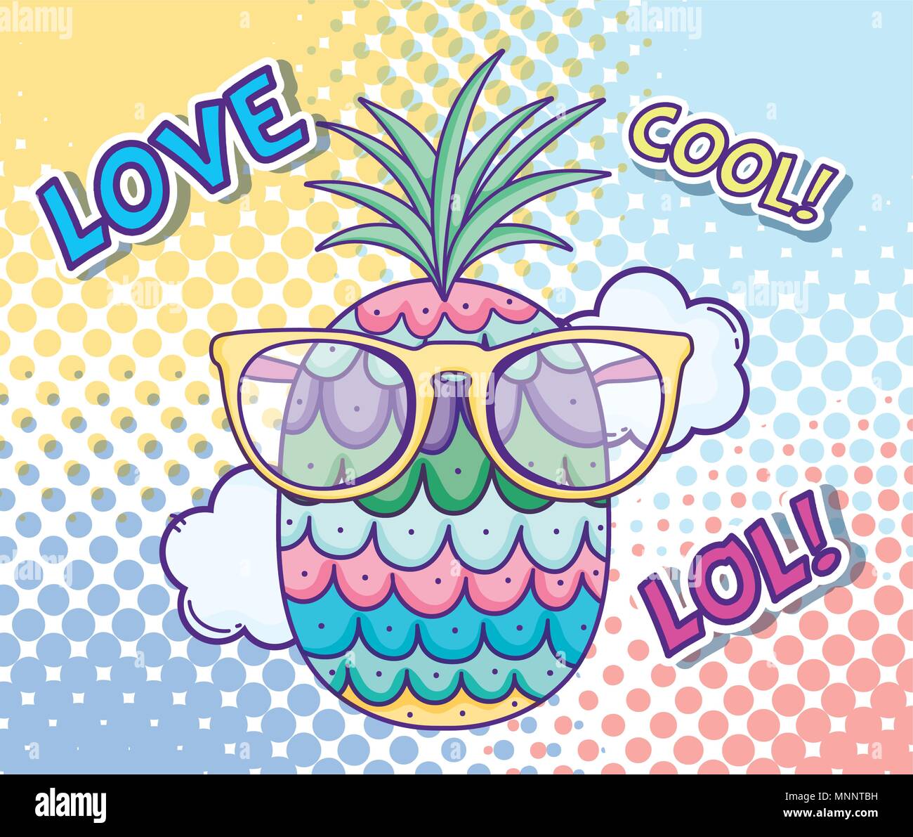 Pop art cartoons Stock Vector Image & Art - Alamy