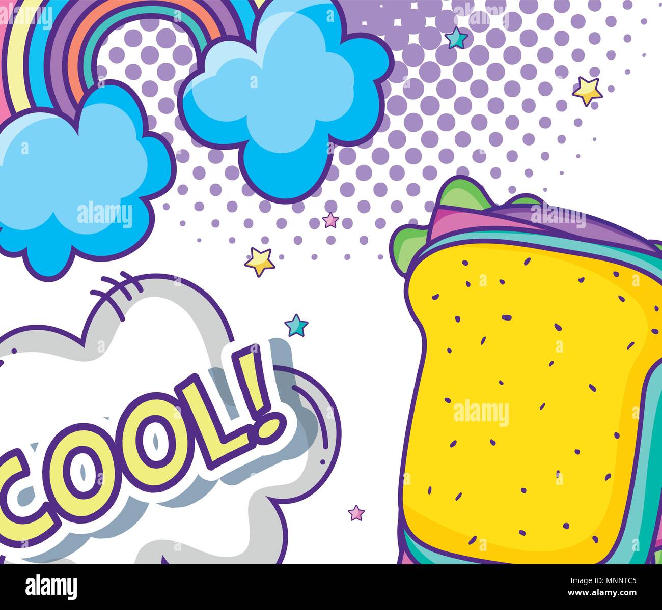 Pop art cartoons Stock Vector Image & Art - Alamy