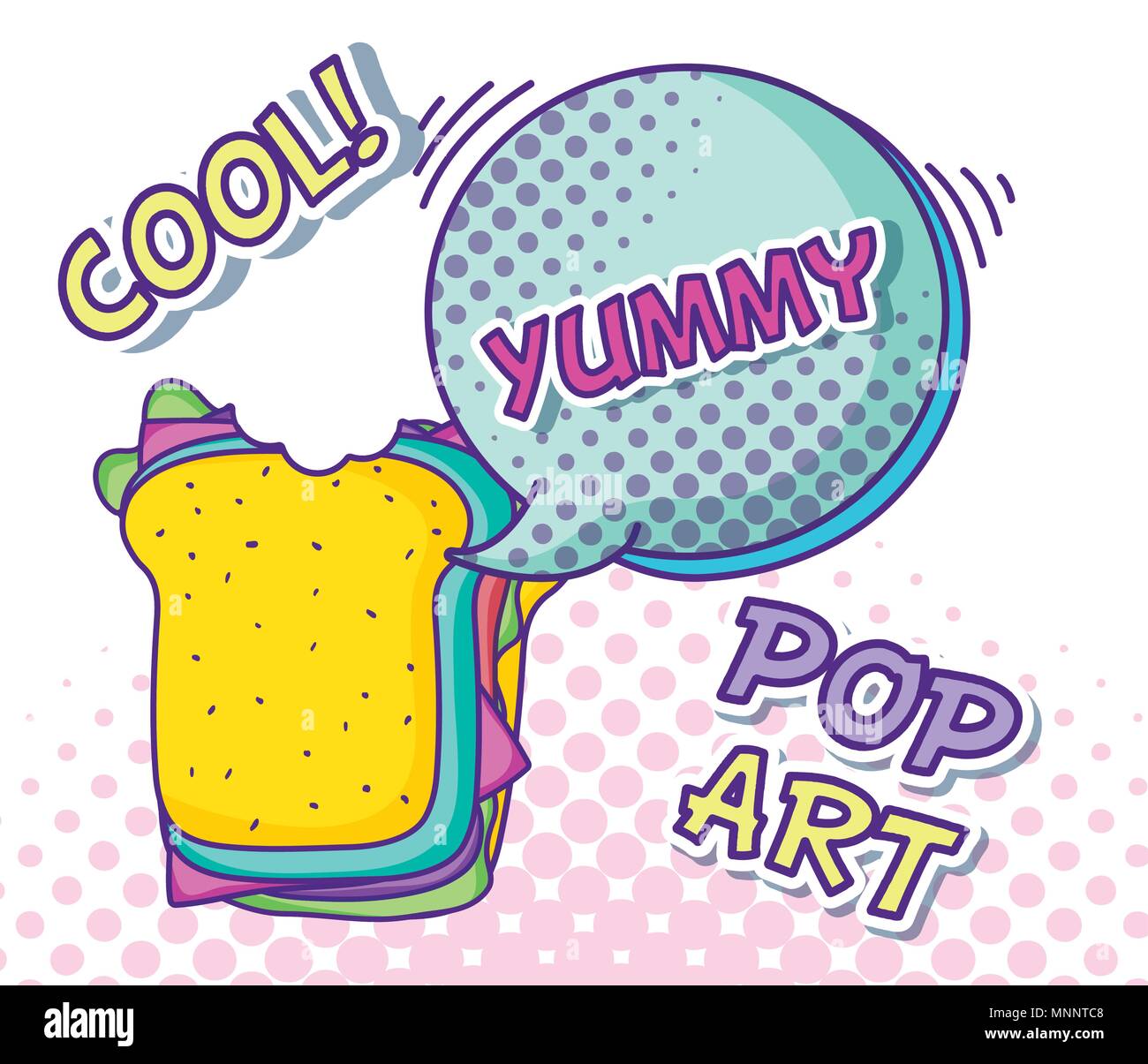 Pop art cartoons Stock Vector Image & Art - Alamy
