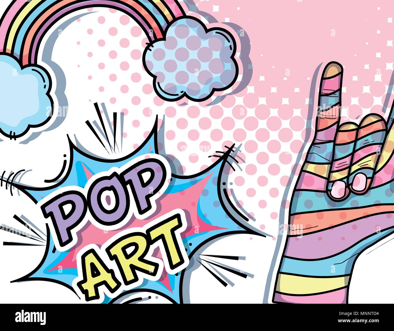 Pop art cartoons Stock Vector Image & Art - Alamy