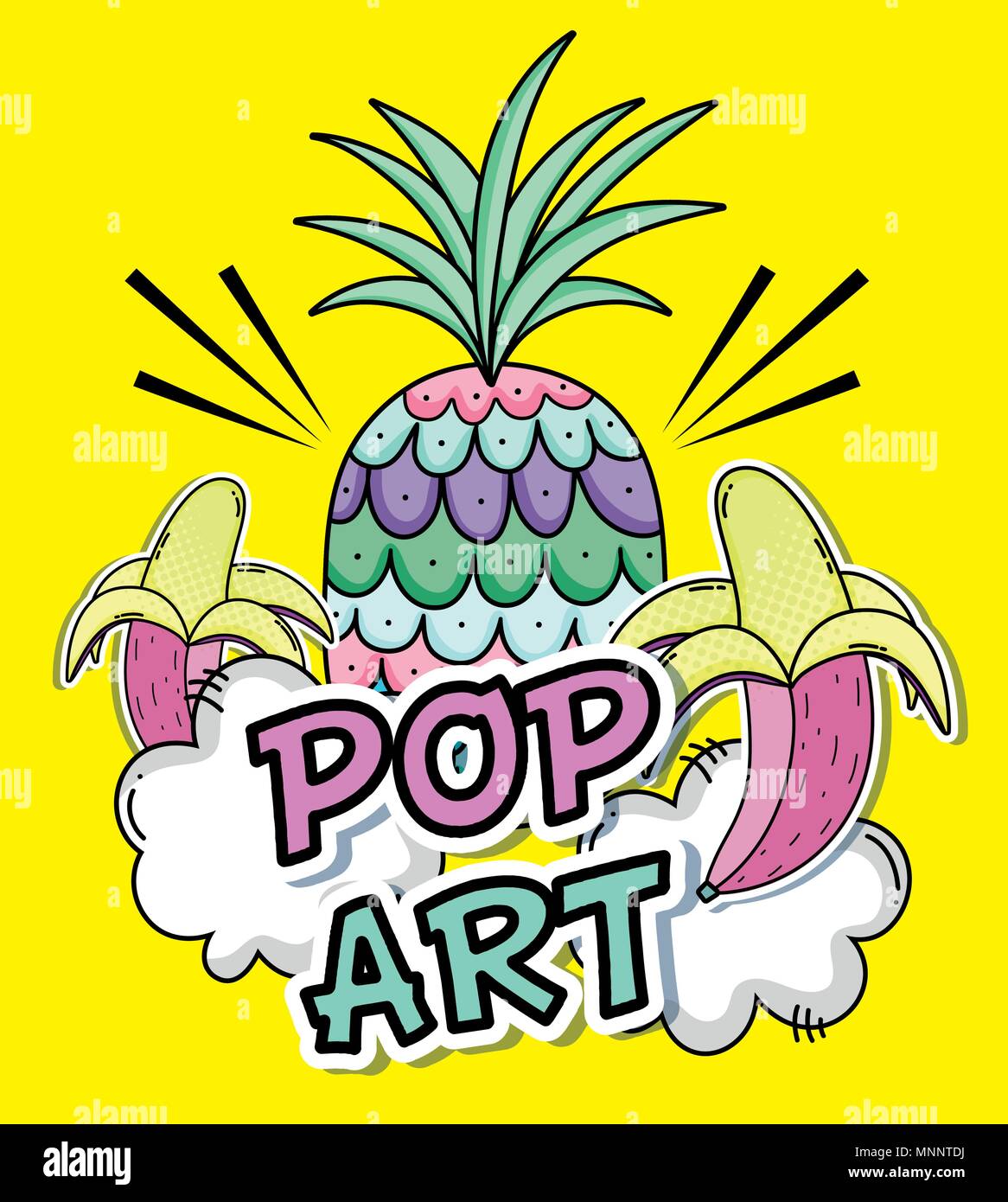 Pop art cartoons concept Stock Vector Image & Art - Alamy