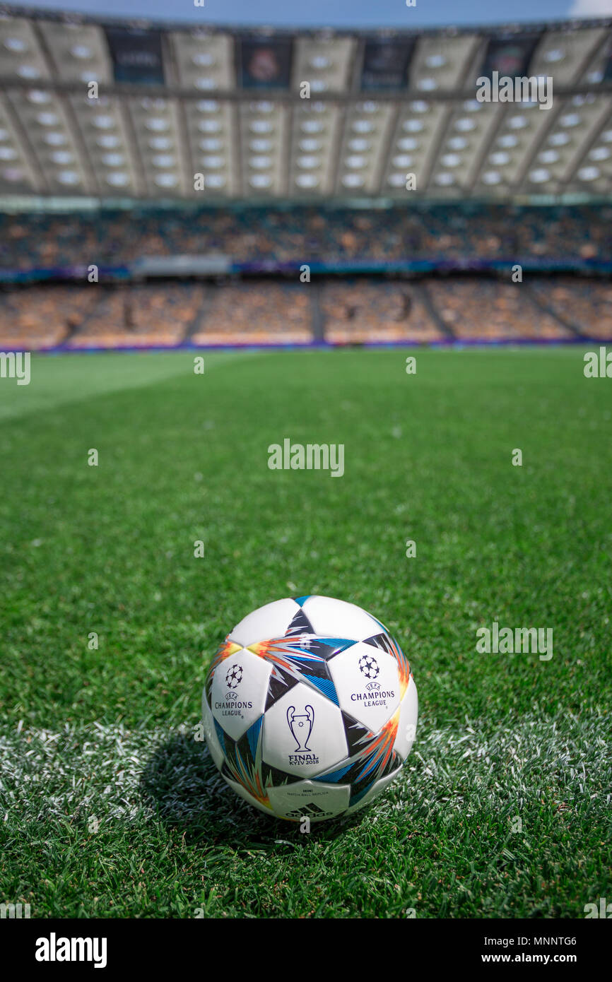 Kiev, Ukraine - May 16, 2018: UEFA Champions League Final Kyiv official ...