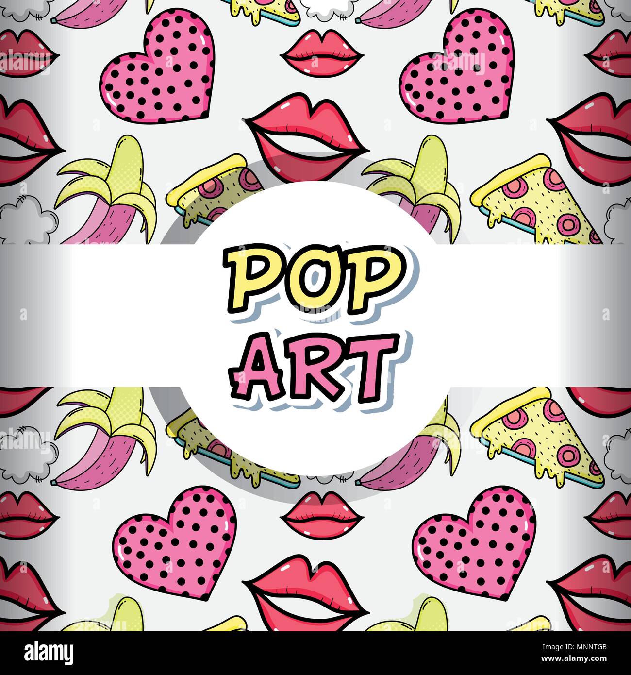 Pop art background cartoons Stock Vector Image & Art - Alamy