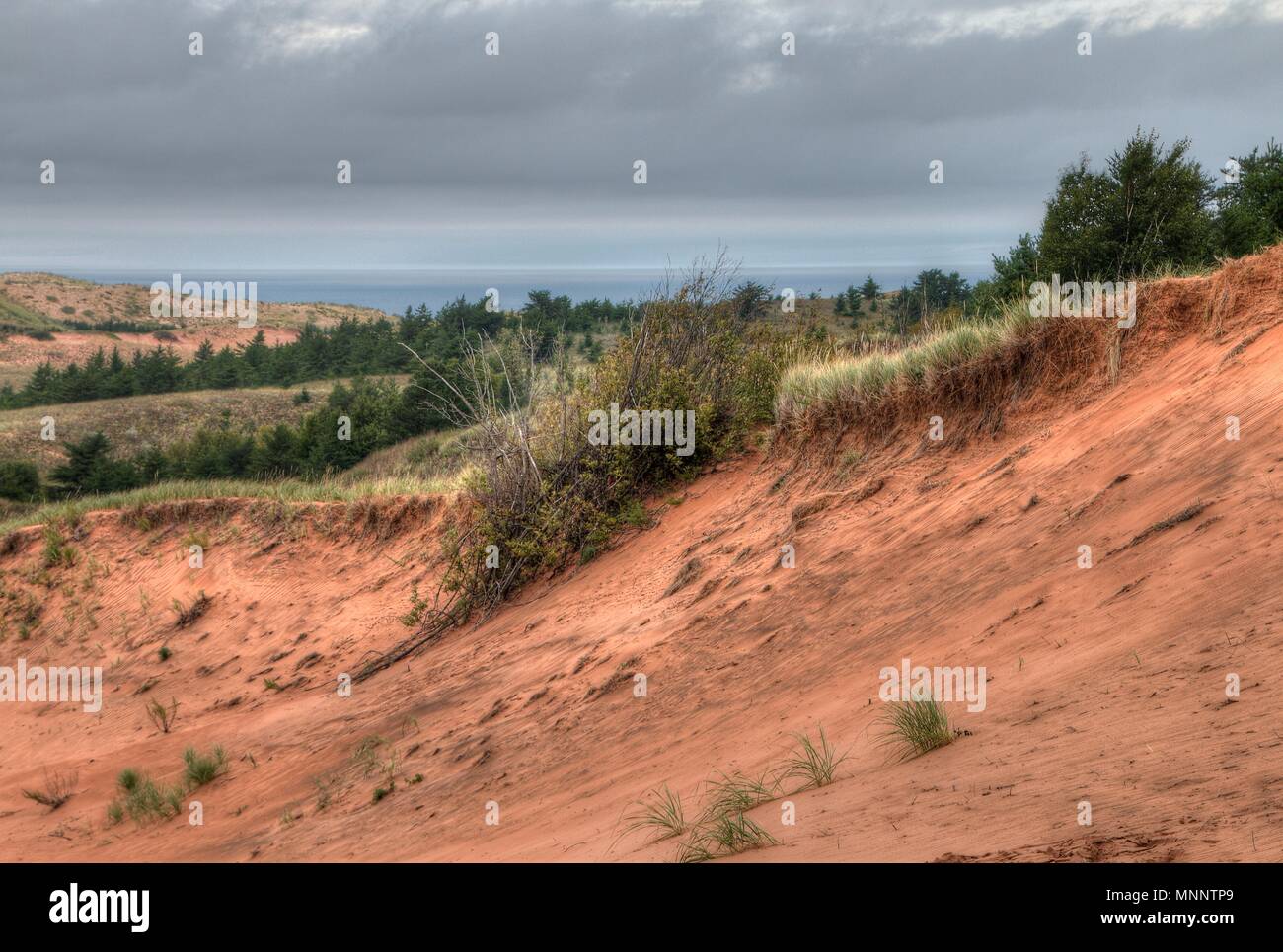 The Painted Rocks National Lakeshore in Upper Michigan has a wide ...
