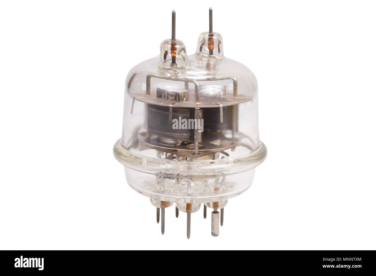 Vacuum electronic radio tube isolated on white background Stock Photo ...