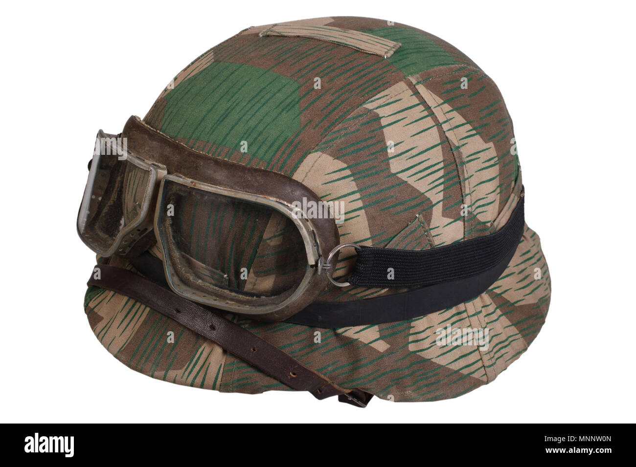 Camouflaged helmet Cut Out Stock Images & Pictures - Alamy