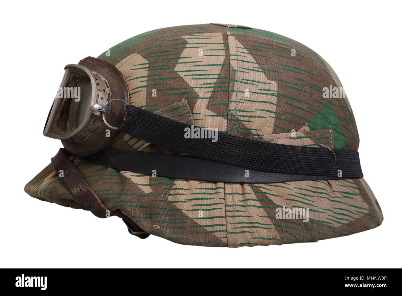 Camouflaged helmet Cut Out Stock Images & Pictures - Alamy