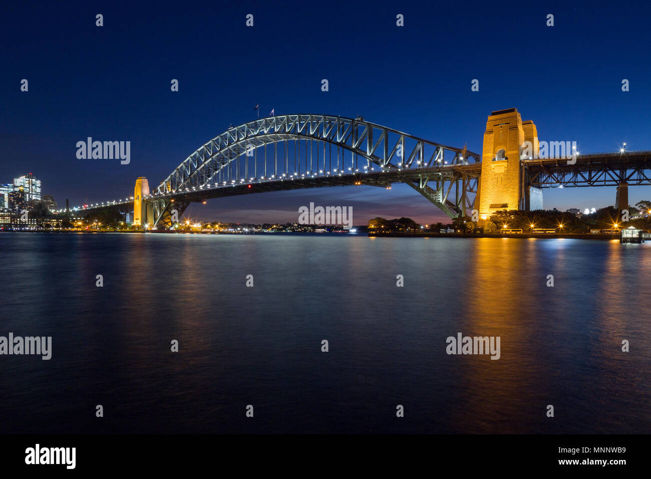 Sydney Harbour Bridge on Sydney Harbour in Australia Stock Photo - Alamy