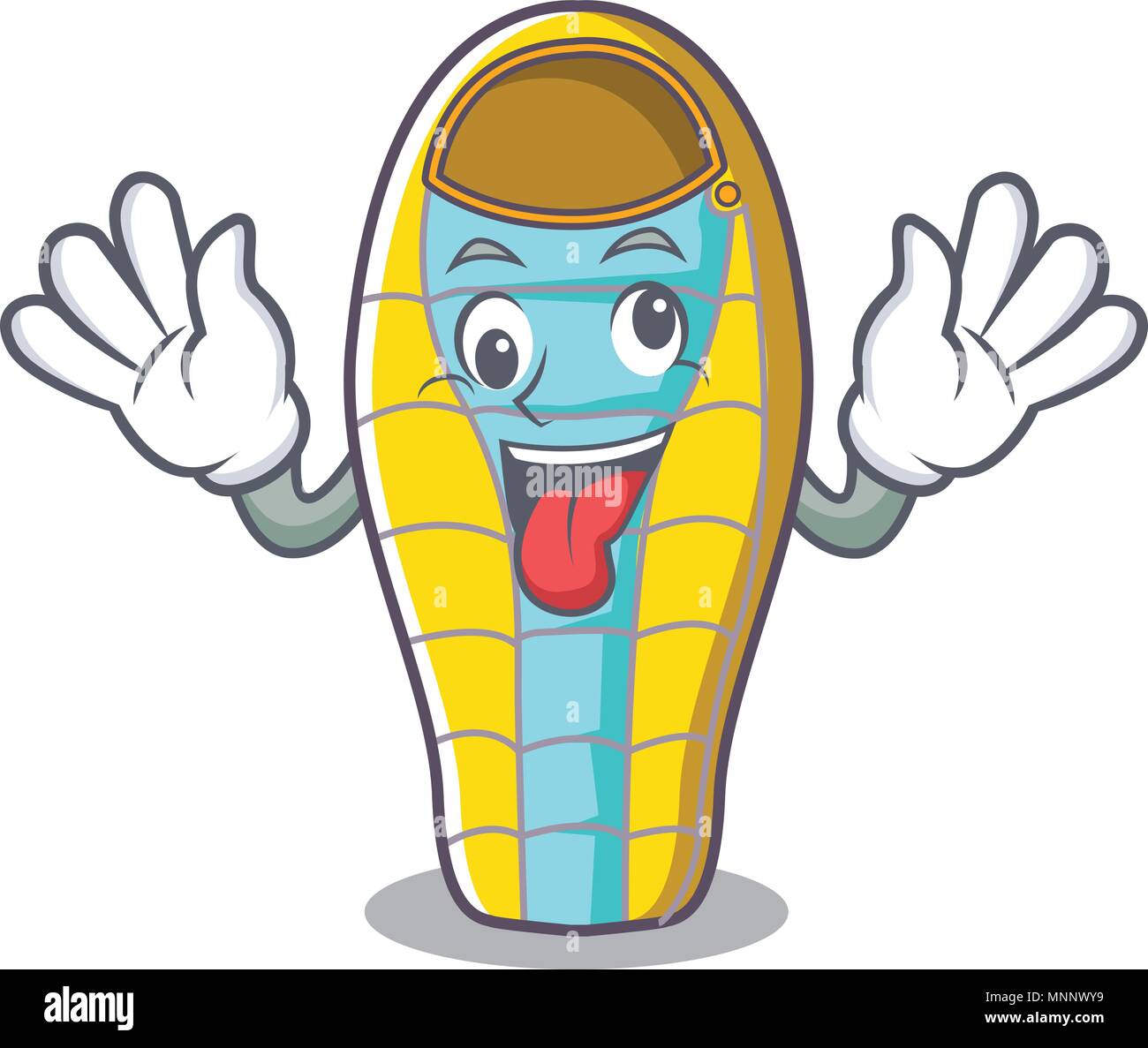 Crazy sleeping bad mascot cartoon Stock Vector Image & Art - Alamy