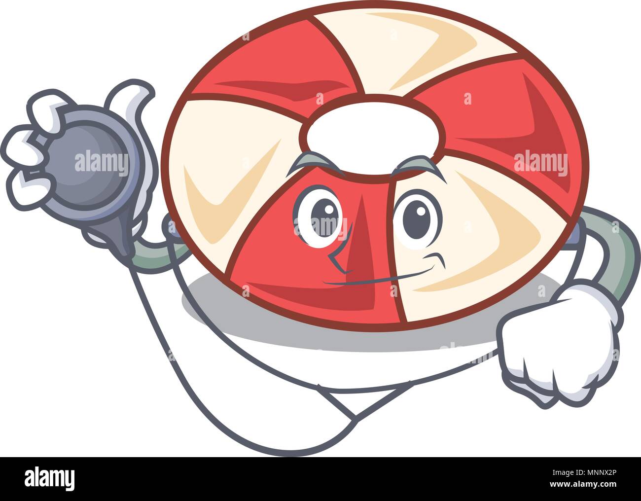 Doctor swim tube character cartoon Stock Vector Image & Art - Alamy