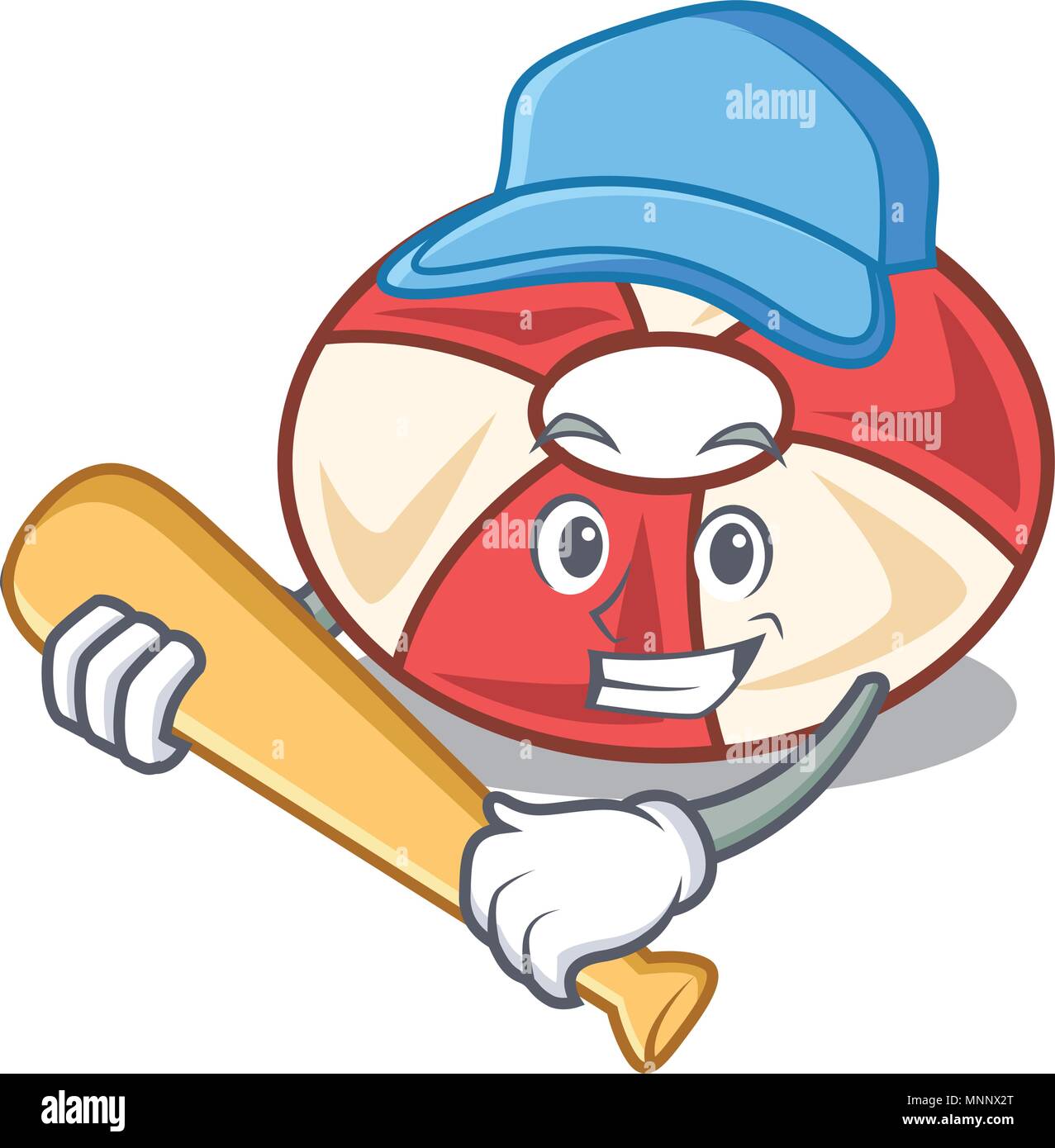 Playing baseball swim tube character cartoon Stock Vector Image & Art ...