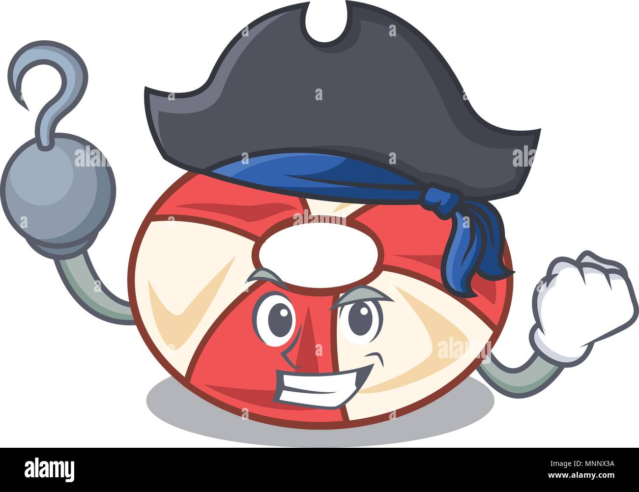 Pirate swim tube character cartoon Stock Vector Image & Art - Alamy