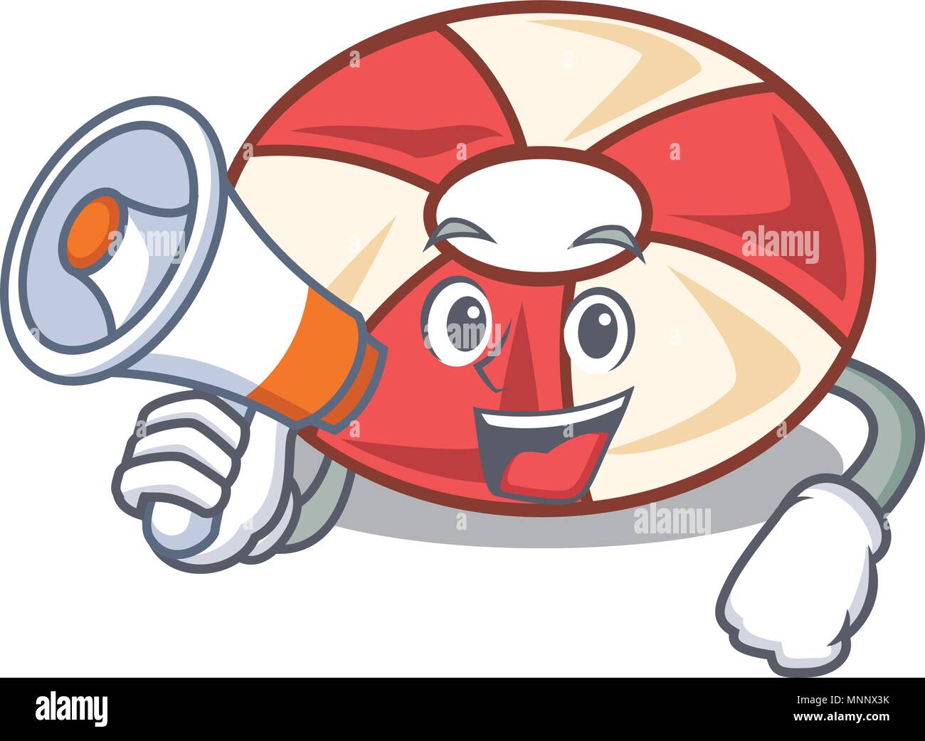 With megaphone swim tube character cartoon Stock Vector Image & Art - Alamy