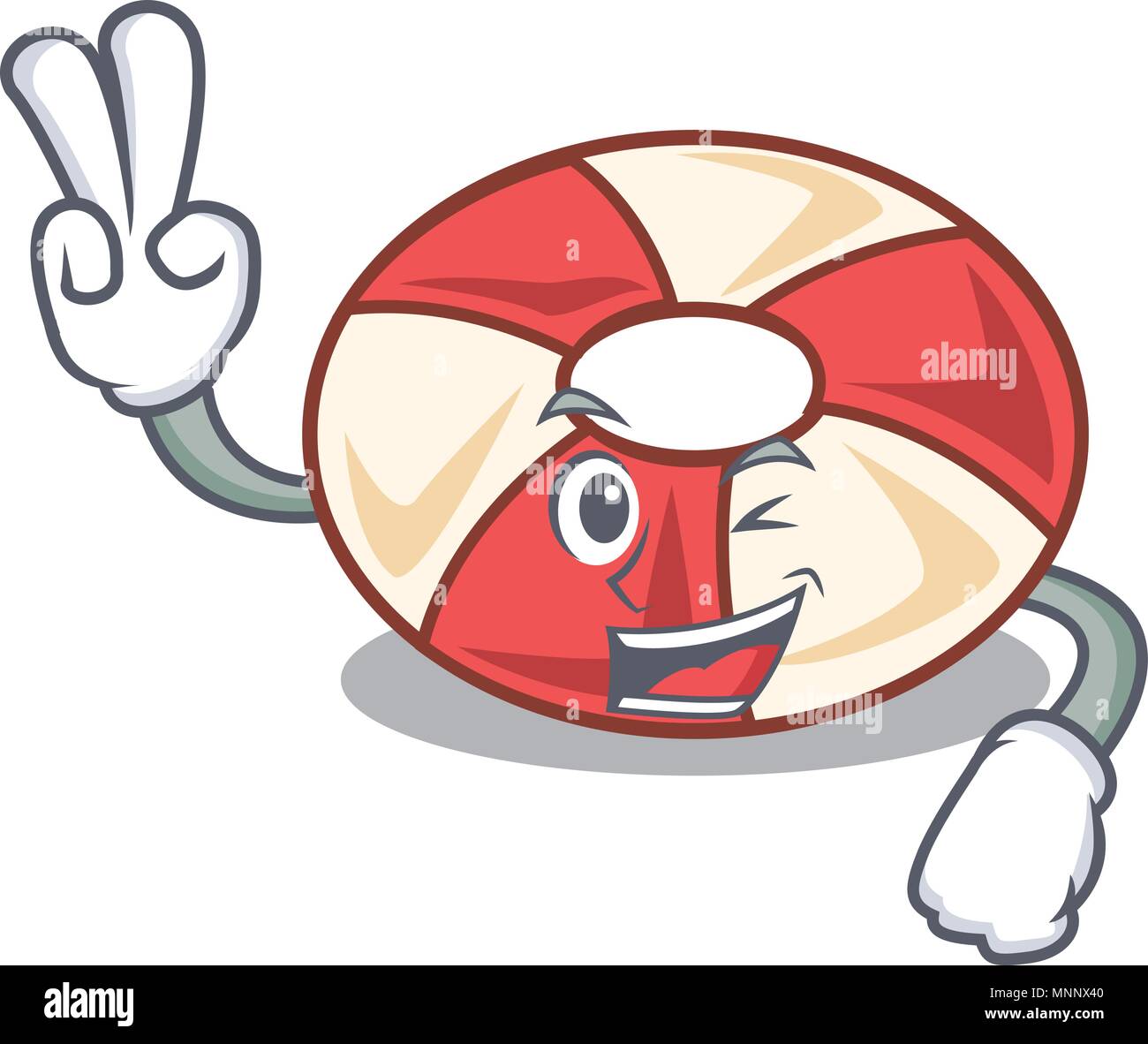 Two finger swim tube character cartoon Stock Vector Image & Art - Alamy