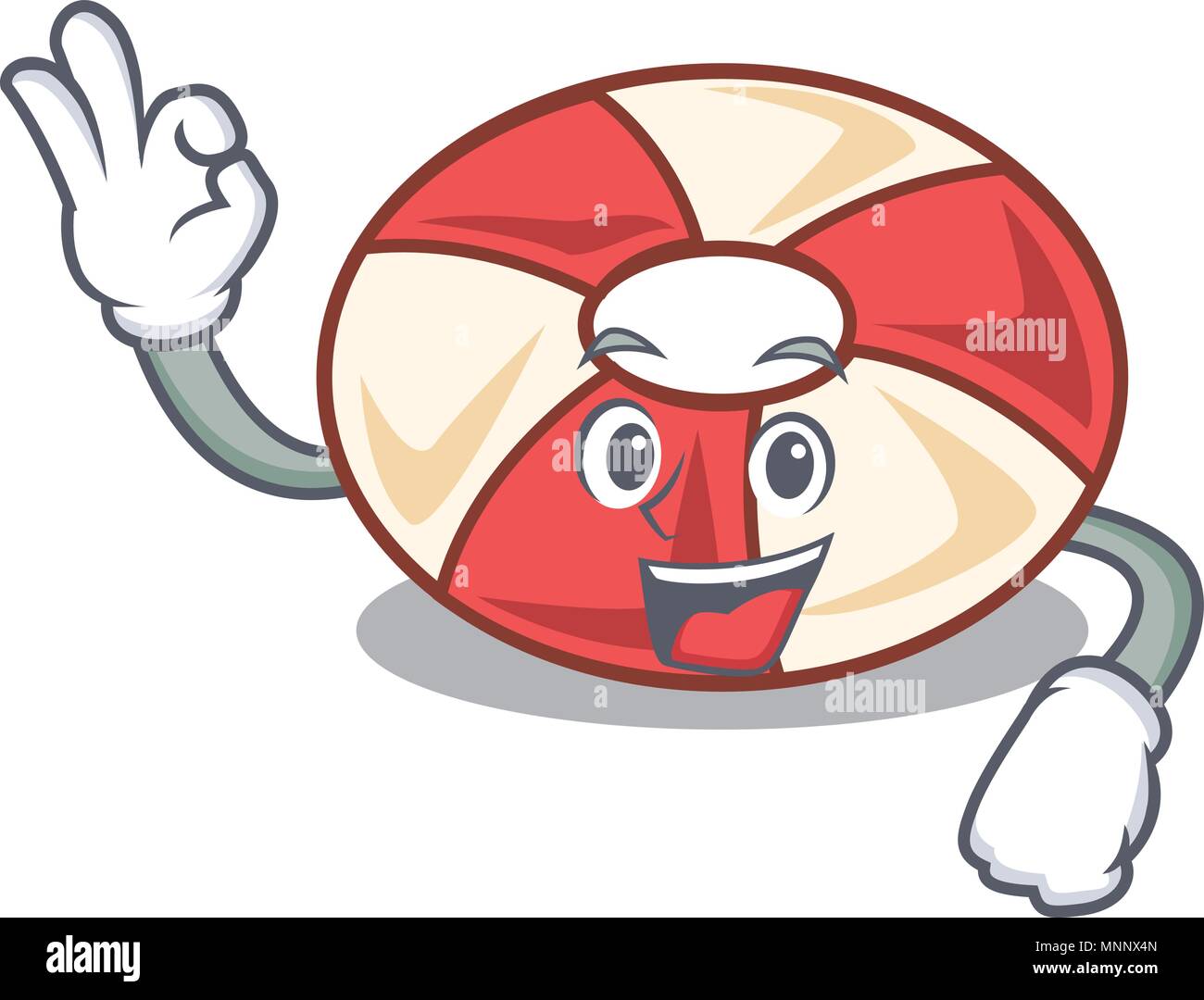 Okay swim tube character cartoon Stock Vector Image & Art - Alamy