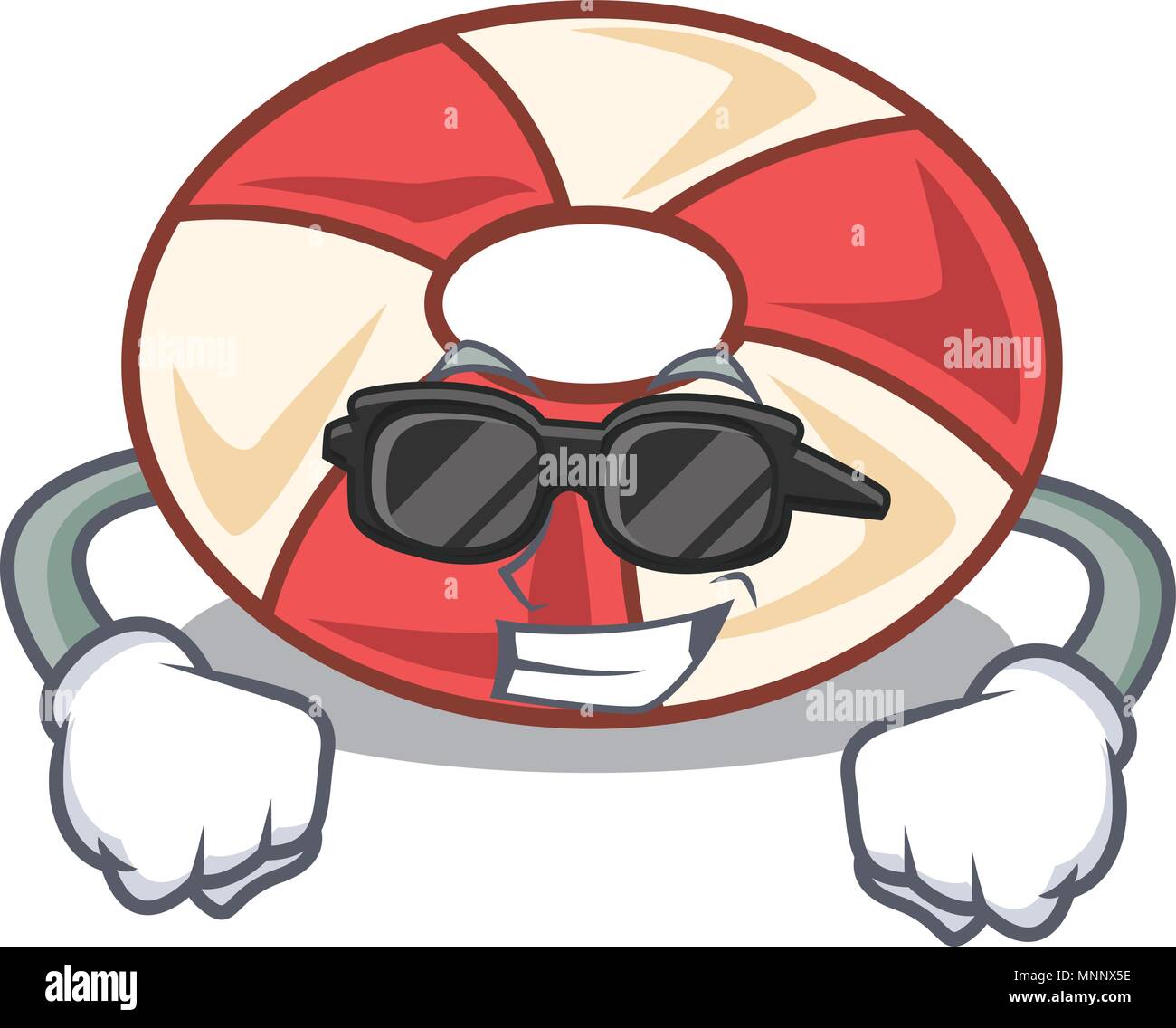 Super cool swim tube character cartoon Stock Vector Image & Art - Alamy