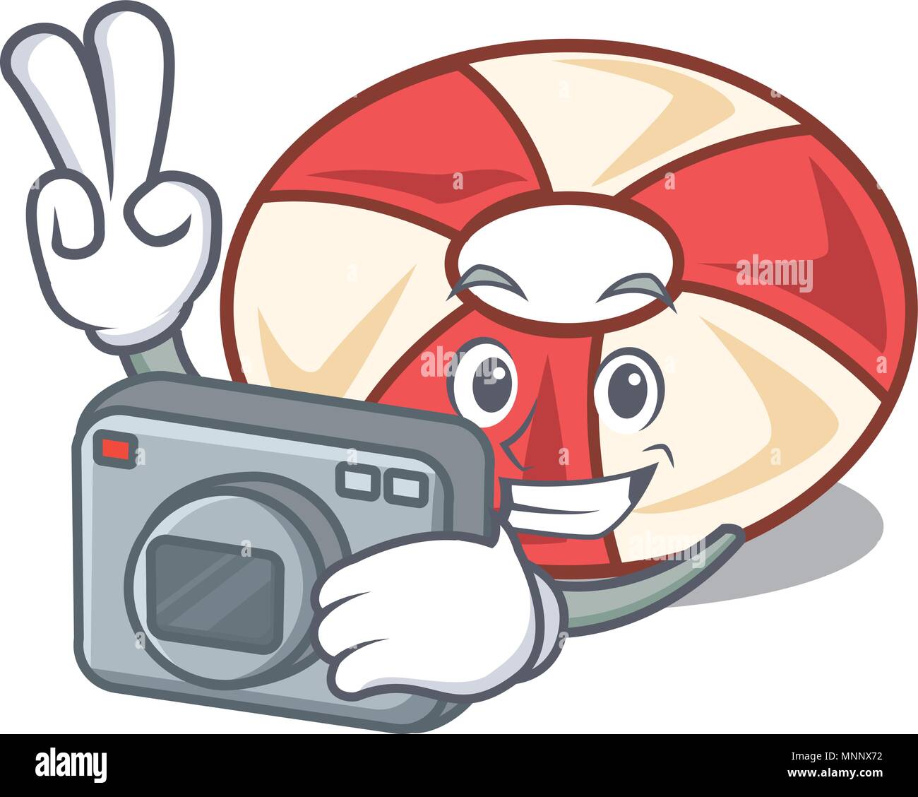 Photographer swim tube mascot cartoon Stock Vector Image & Art - Alamy