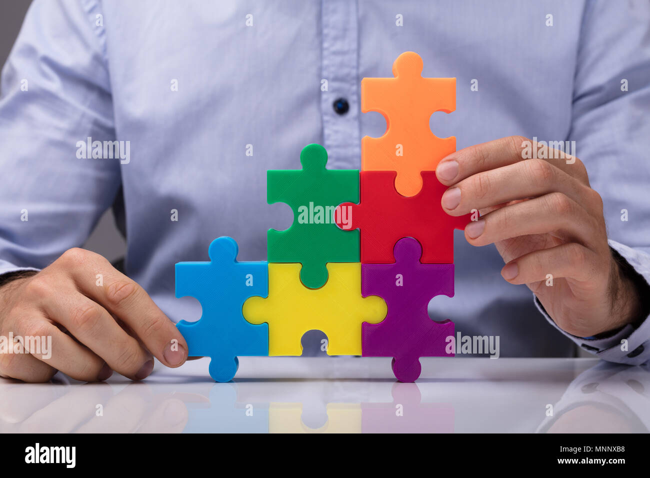 Jigsaw graph hi-res stock photography and images - Alamy