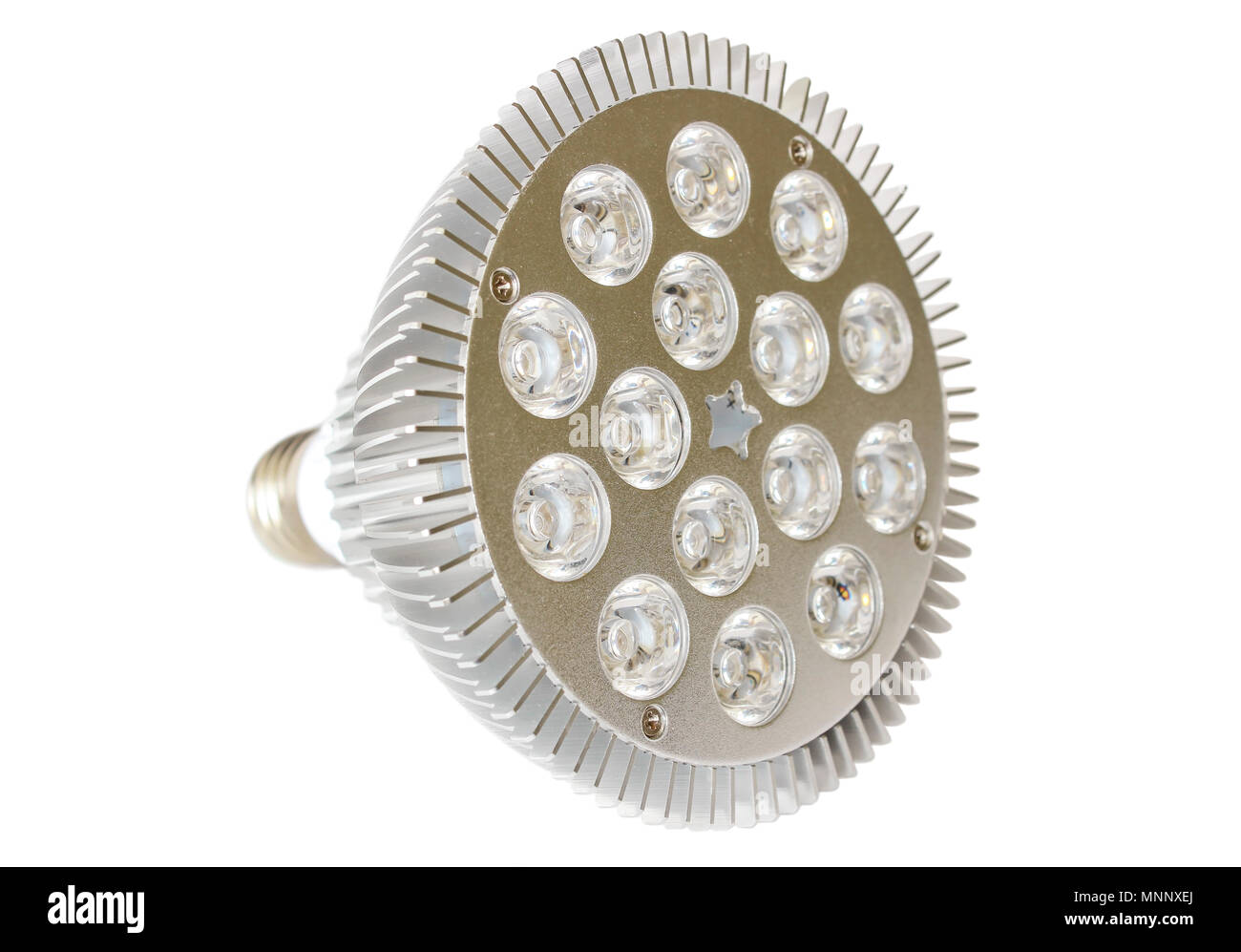 LED lamp closeup isolated on white background Stock Photo - Alamy