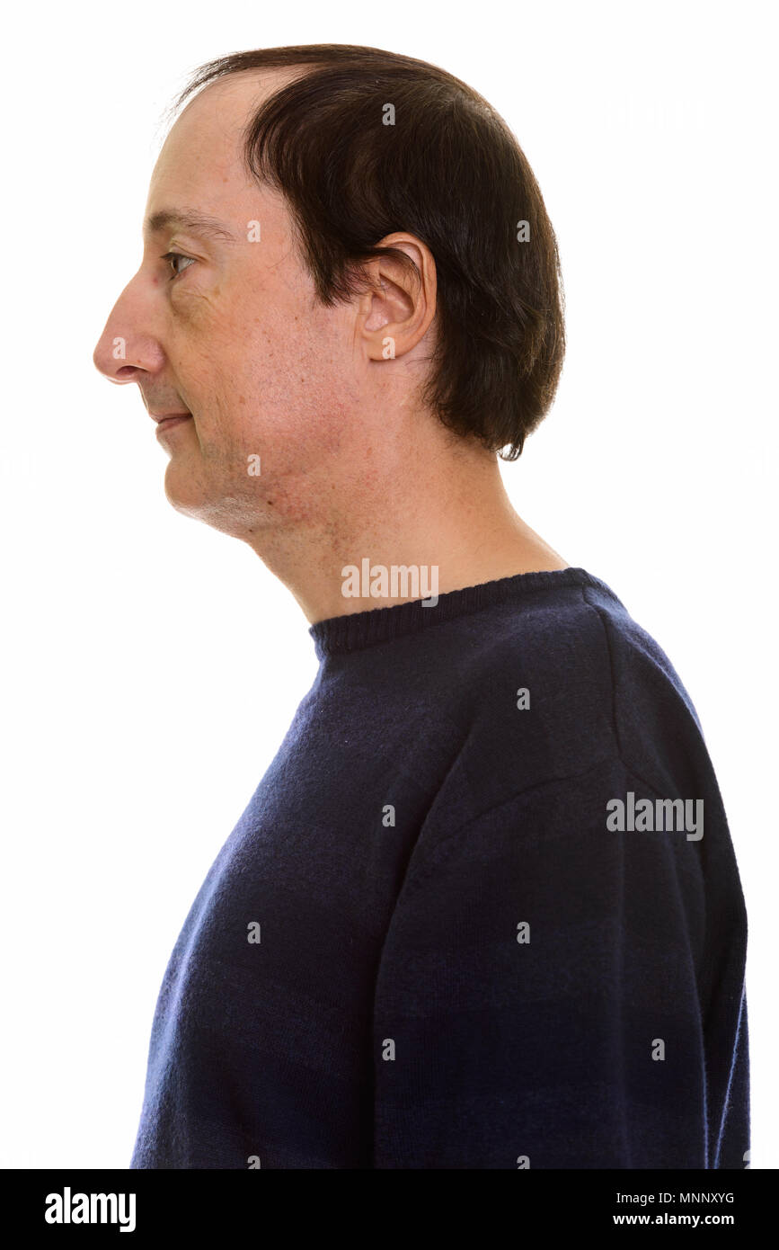 Man profile 50s hi-res stock photography and images - Alamy