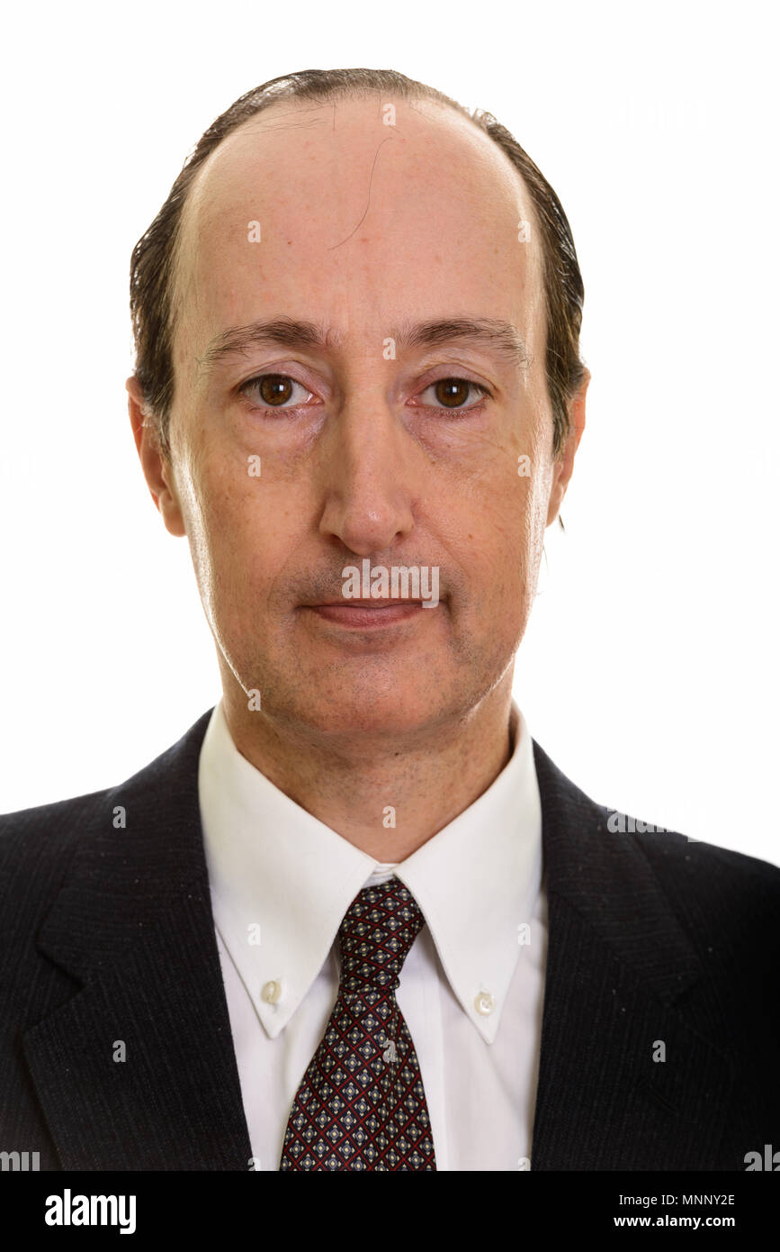 Face of mature businessman Stock Photo - Alamy