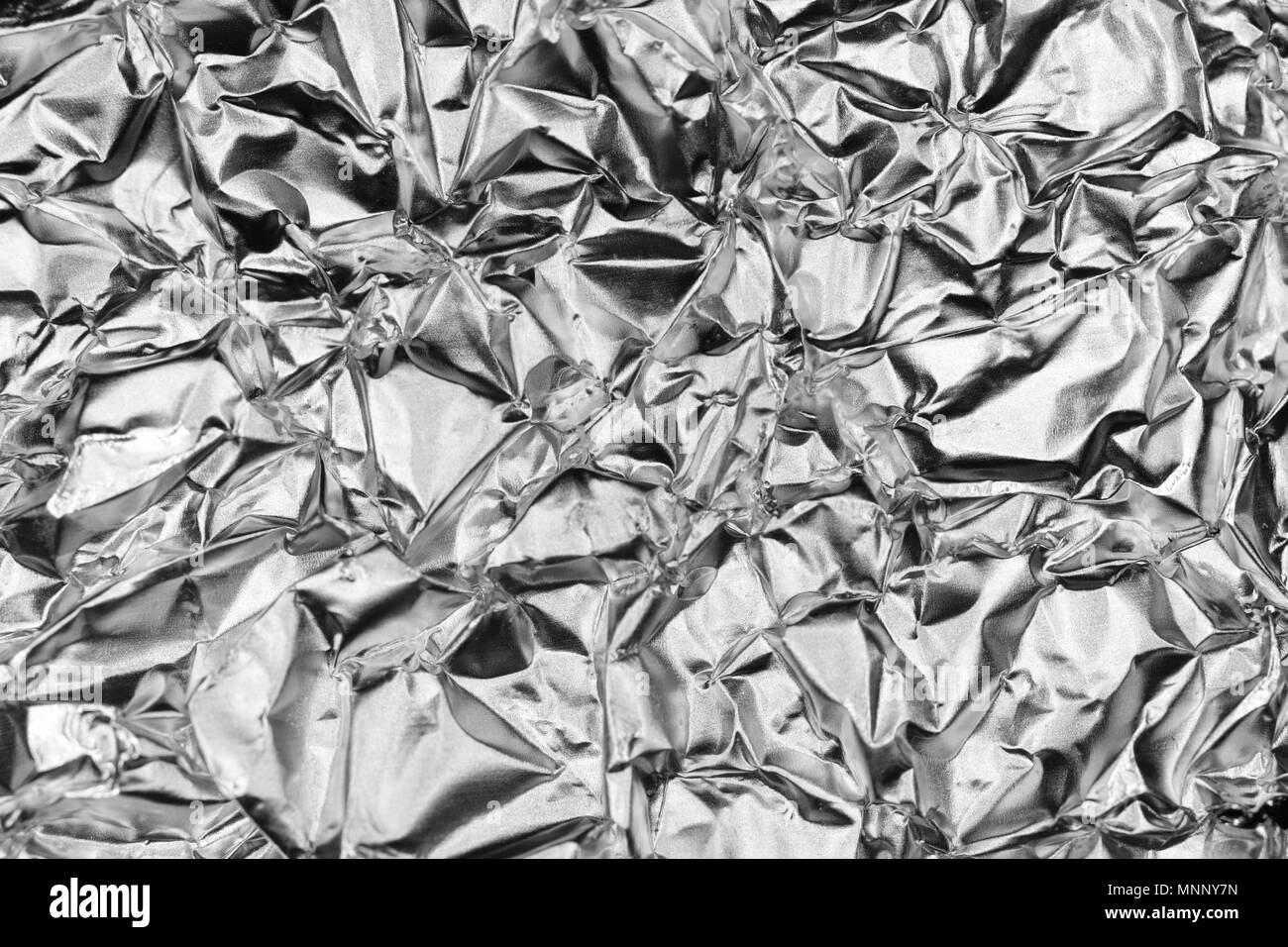 Silver metallic texture foil hi-res stock photography and images - Alamy