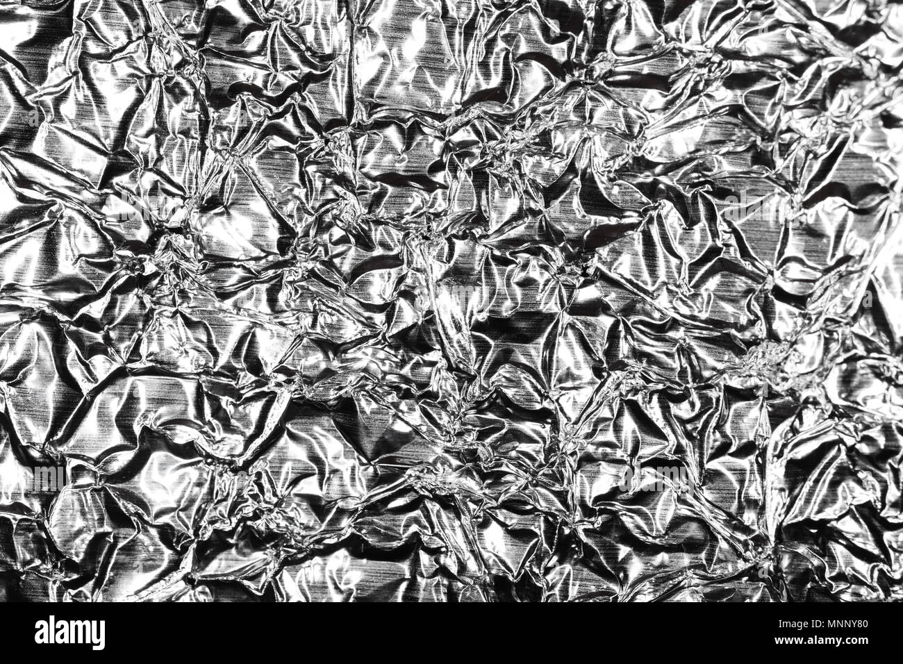 Silver metallic texture foil hi-res stock photography and images - Alamy